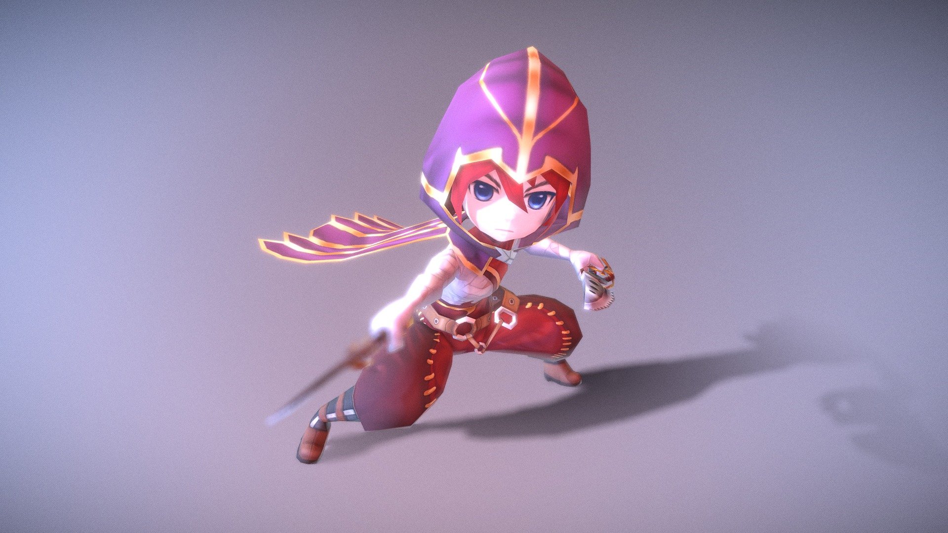 Casual RPG Character - 6 Bardo - 3D model by jjstudio222 [b533b65 ...