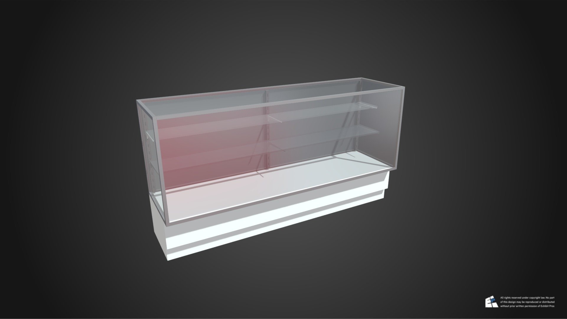 6 Ft Full View Display Case - Download Free 3D model by EP (@ExhibitP ...