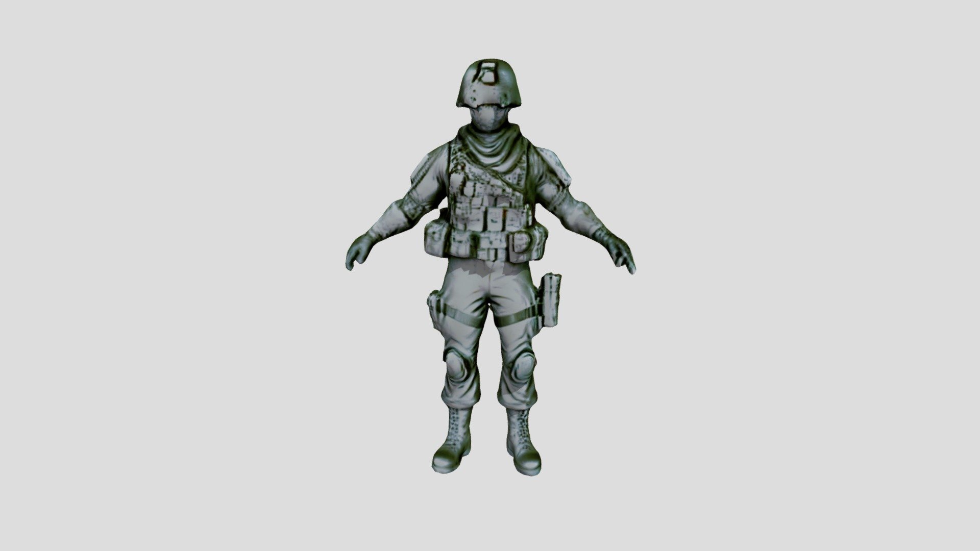 Soldier - Download Free 3D model by ART_LOLL (@evgenytvidov) [b53660d ...