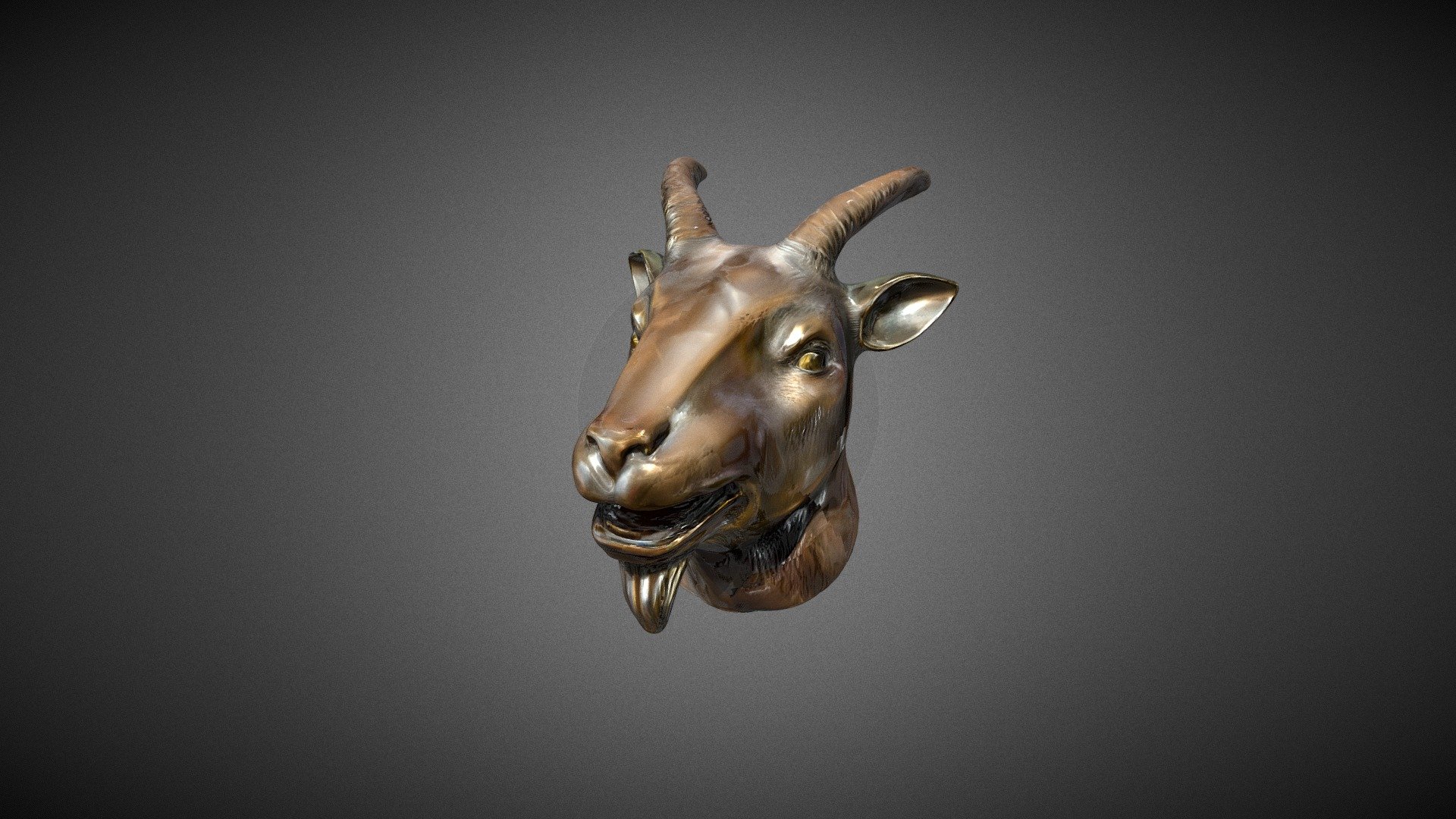 Bronze Goat Head (Old Summer Palace) - 3D model by 焦欣雨丨JiaoJet ...