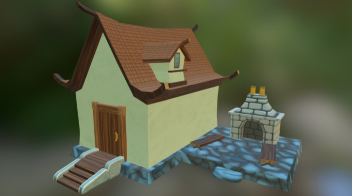 Stylized House - 3D model by Gartley [b538600] - Sketchfab