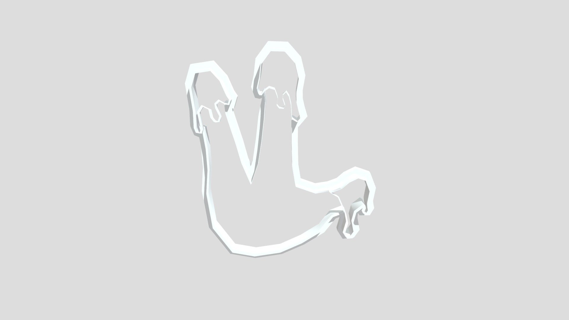 the gorilla tag finger painter cooke cutter - Download Free 3D model by ...