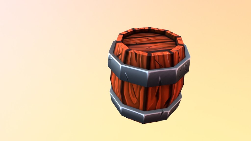 Barrel - 3D model by Jean (@3rdgrader) [b53ba47] - Sketchfab
