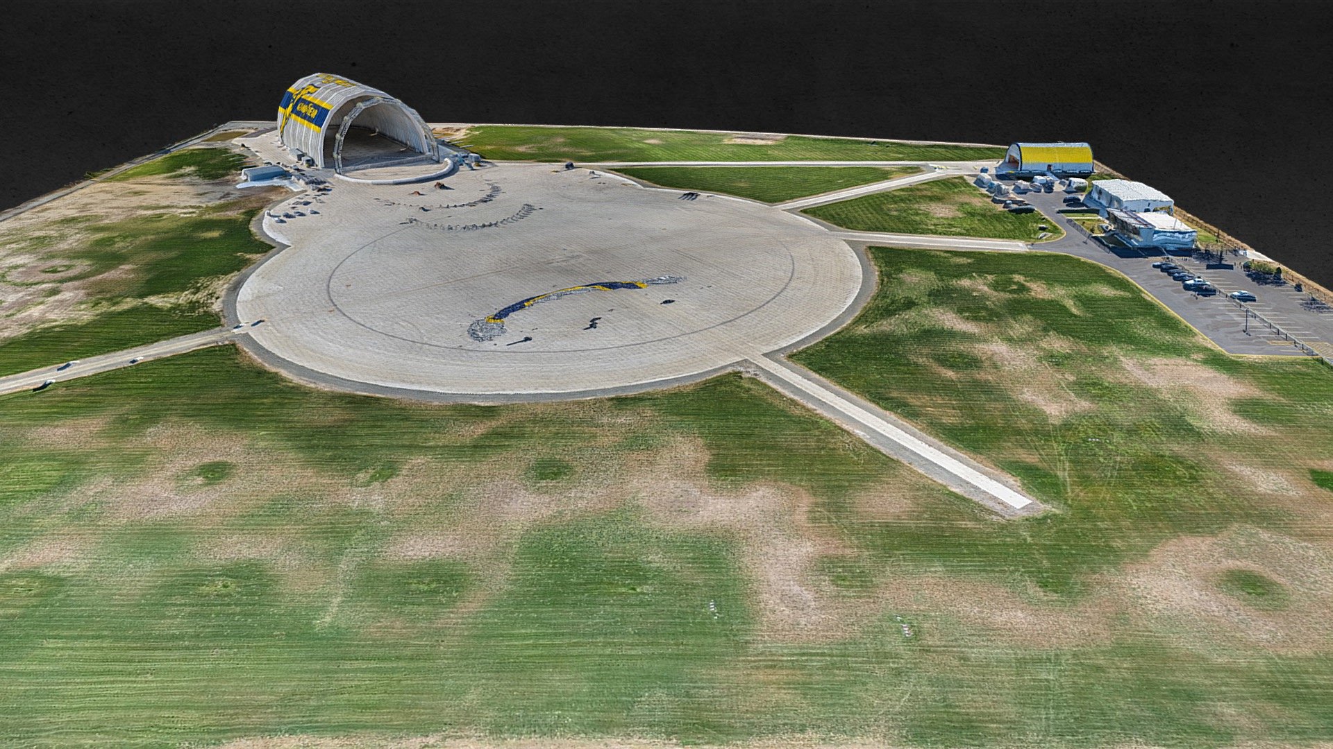 Goodyear Blimp Base. Carson, California - 3D model by Smiling Otter ...