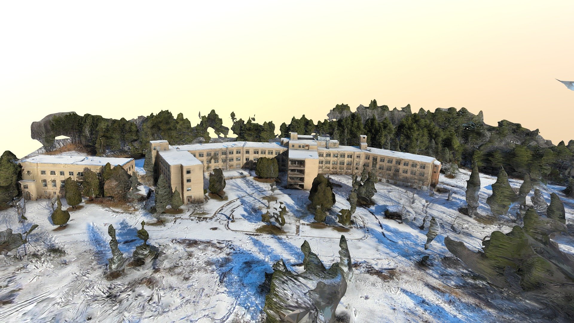 Nopeming Sanatorium - Download Free 3D model by Peter Farell (@zatamite ...