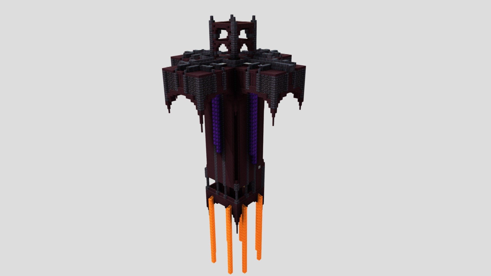 Skyblock 4.11.2 - Nether Fortress Farm - Download Free 3D model by ...