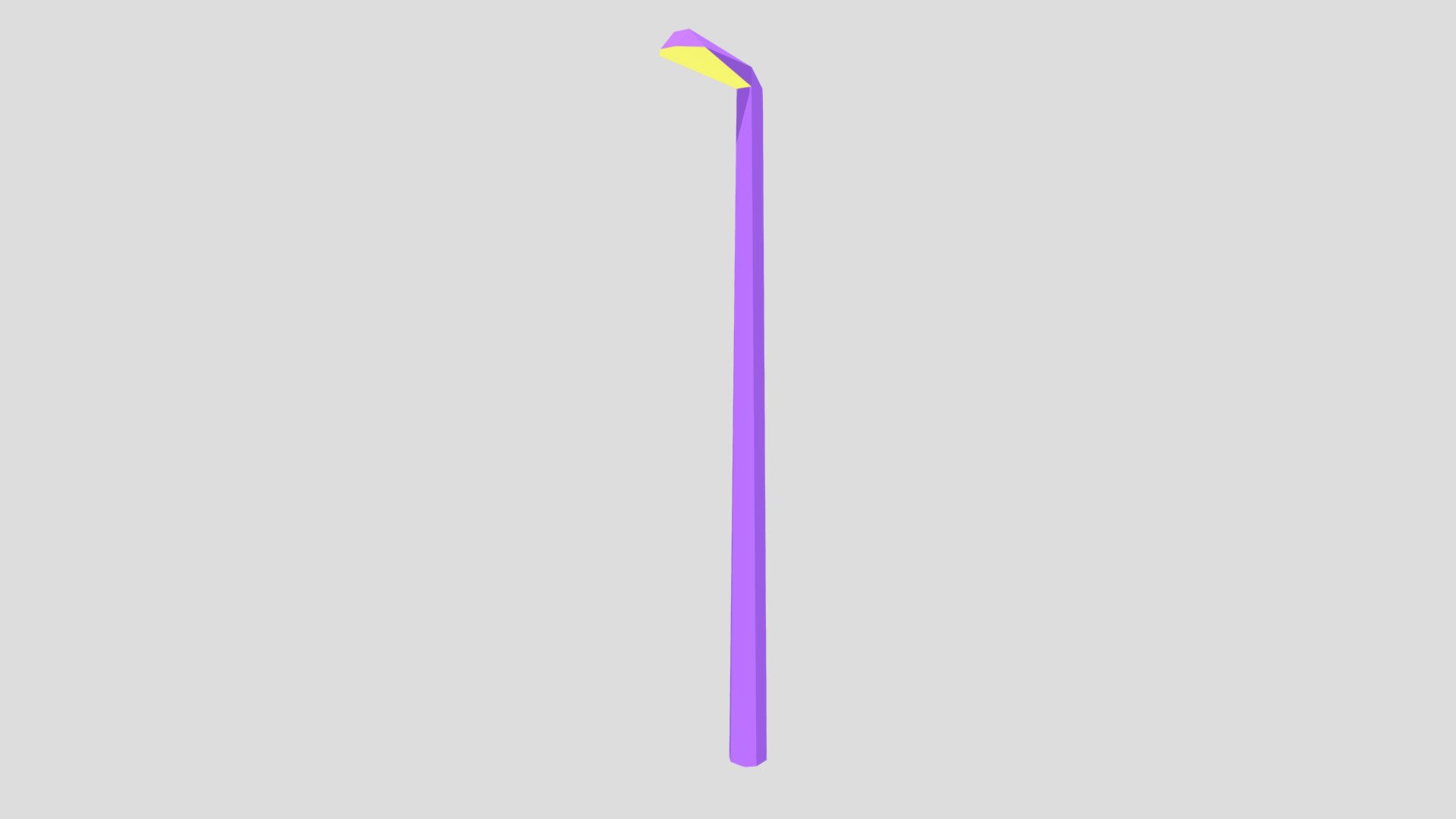 Low Poly Modern Street Light - Download Free 3D model by Val (@vcotta ...