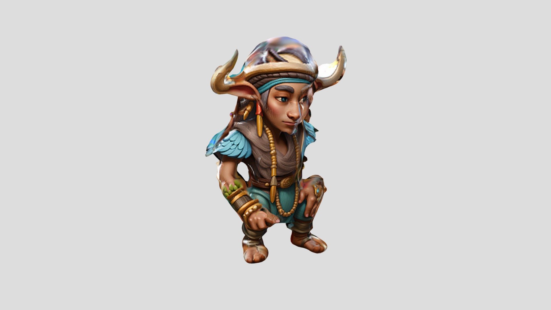 A small elf character in a fantasy setting A - Download Free 3D model ...