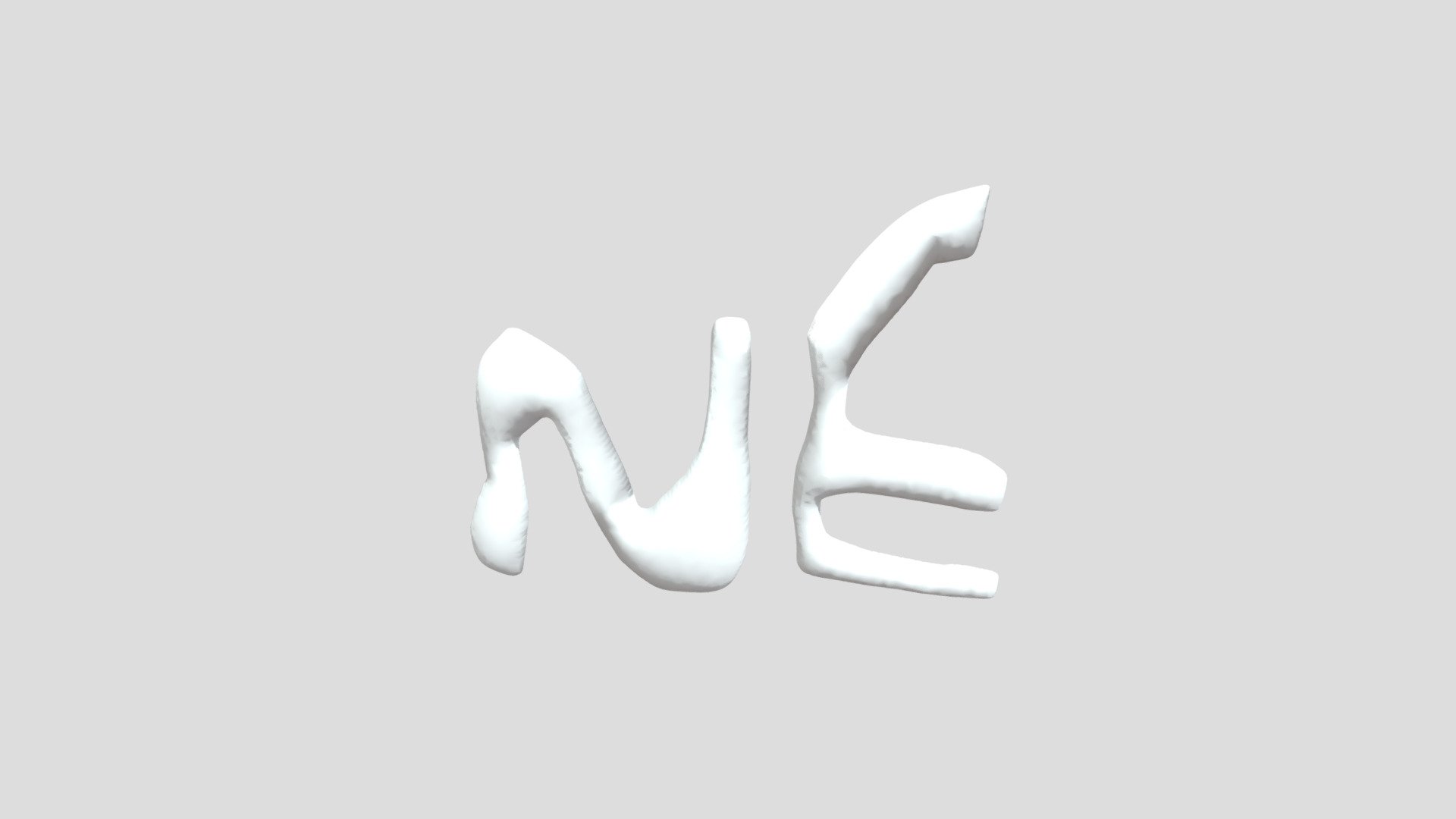 word ne - Download Free 3D model by Drakonas15 [b5430a4] - Sketchfab
