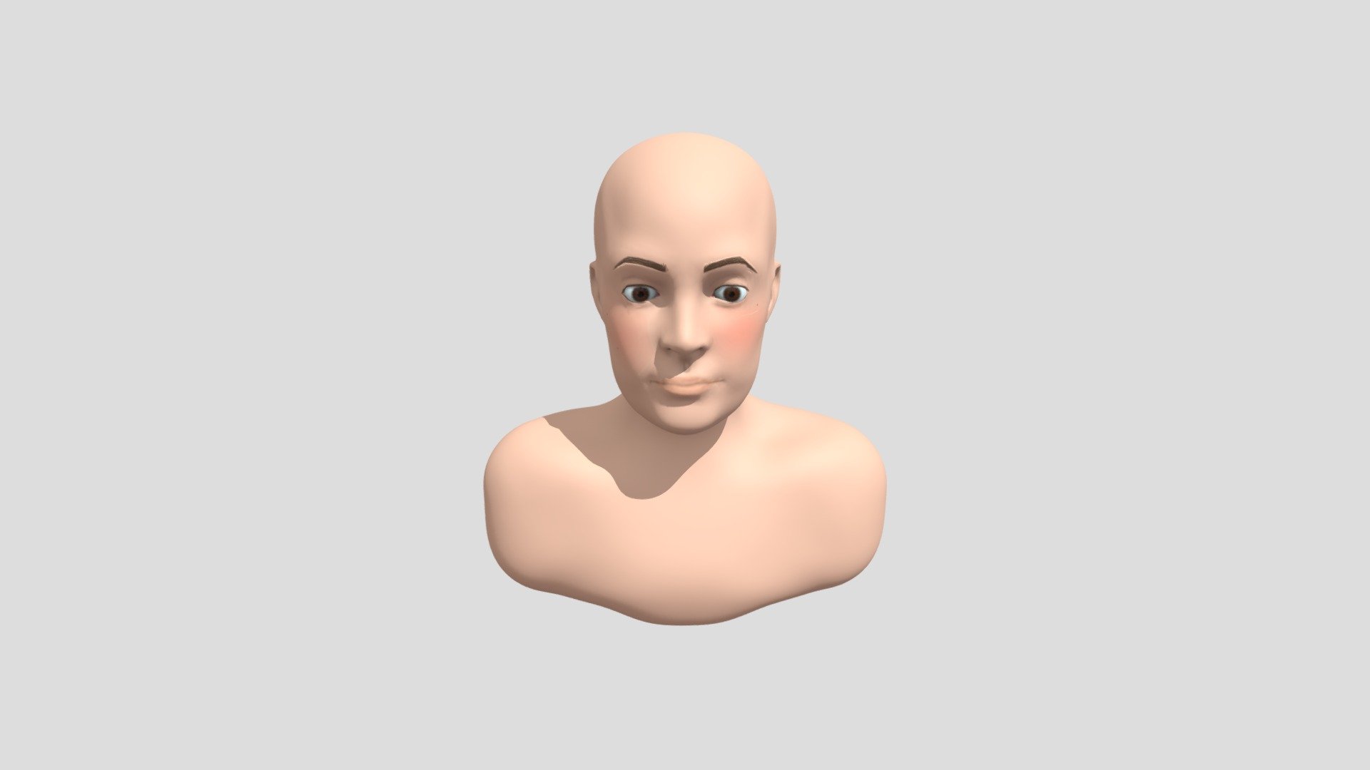 ZBrush Head Sculpt - Download Free 3D model by RainbowFrogz [b54359c ...