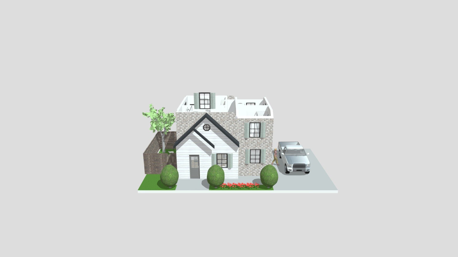 100% small - Download Free 3D model by Home Design 3D (@homedesign3d ...