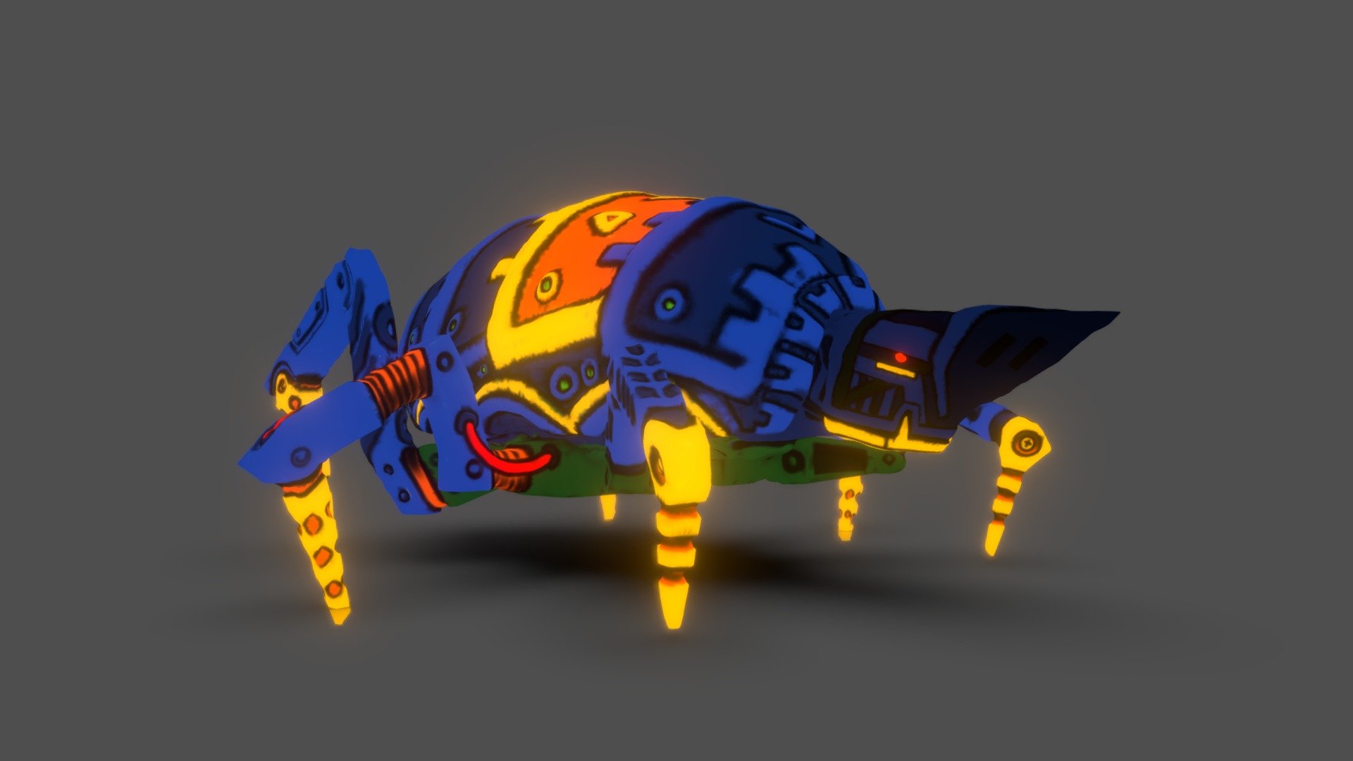 Mecha Kaiju Bug Inked - Buy Royalty Free 3D model by Chaitanya Krishnan ...