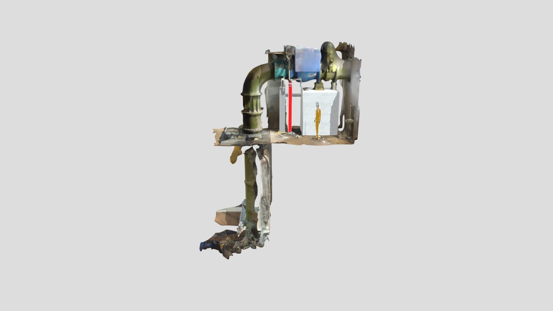 Dn900 pipe support frame - 3D model by ksa2020 / Dezine 2020 (@ksa2020 ...