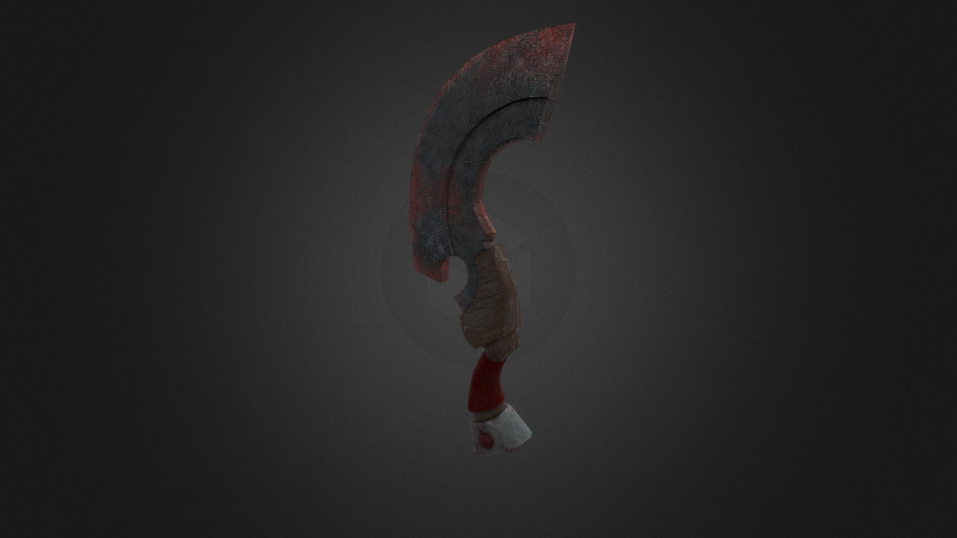 Curved Sword - 3D model by Poke (@PokeThies) [b546797] - Sketchfab