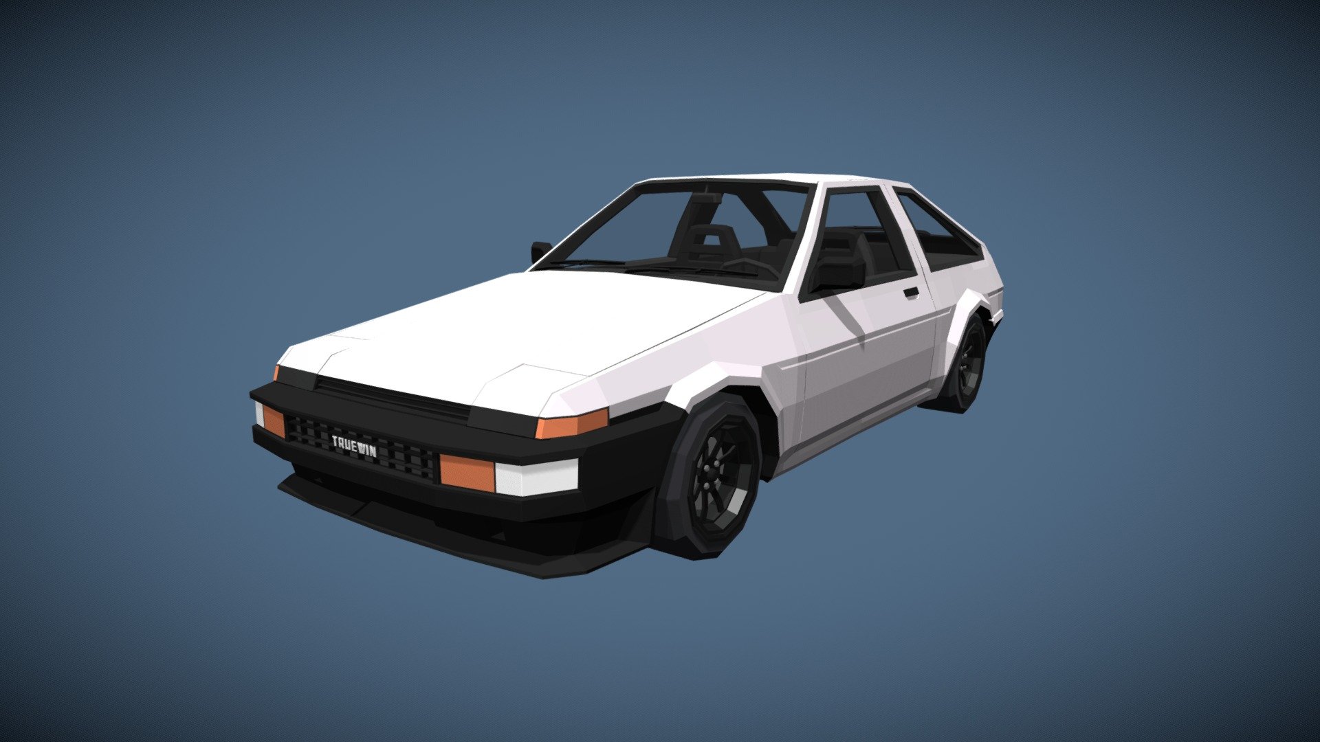Low Poly AE86 Hatch - Download Free 3D model by Richeeze [b546d51 ...