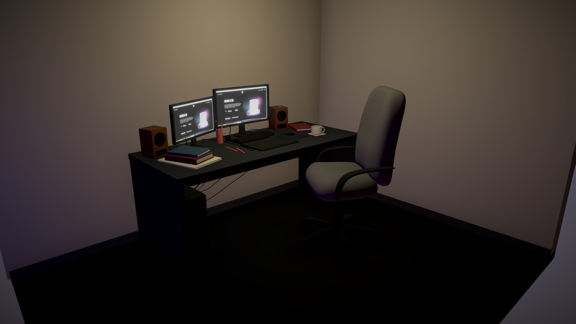 Workplace - 3D model by Jane Fancy (@janefancy) [b548734] - Sketchfab