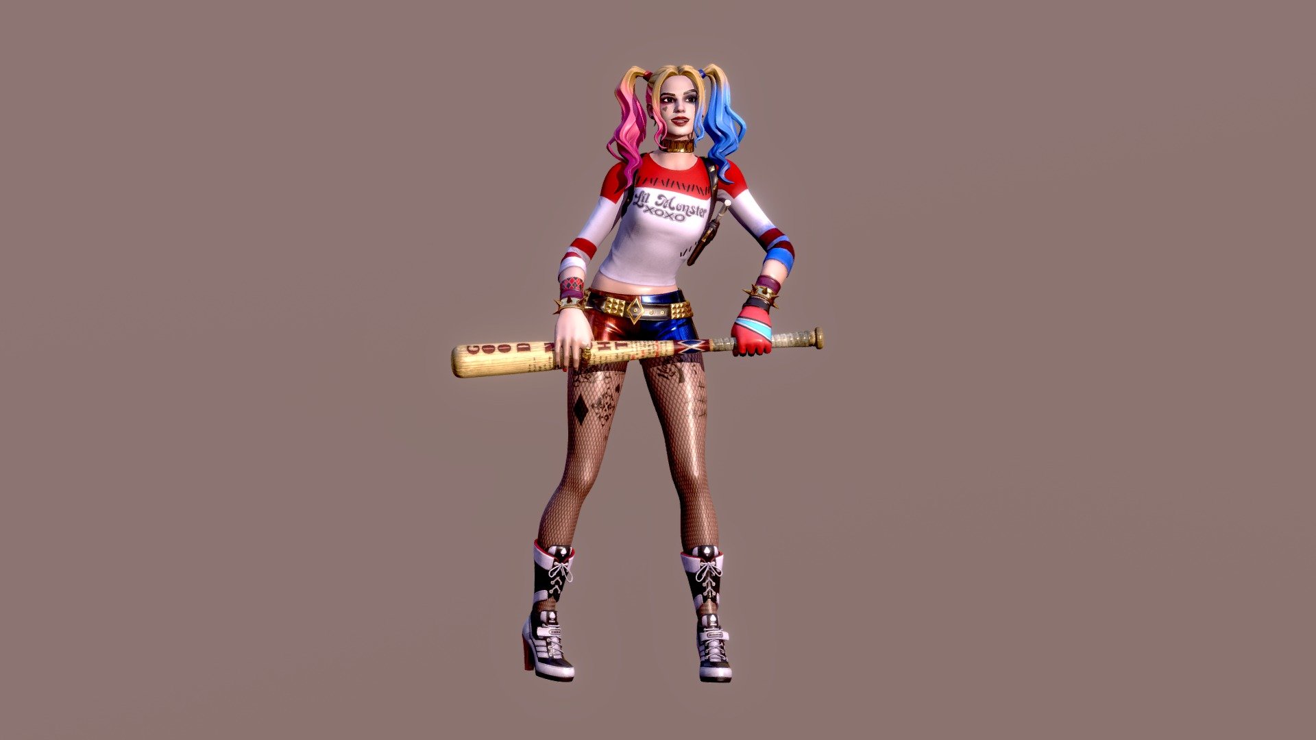 Harley Quinn 3d Model By Toan Le Fortisfortunaadiuvat [b5496f3