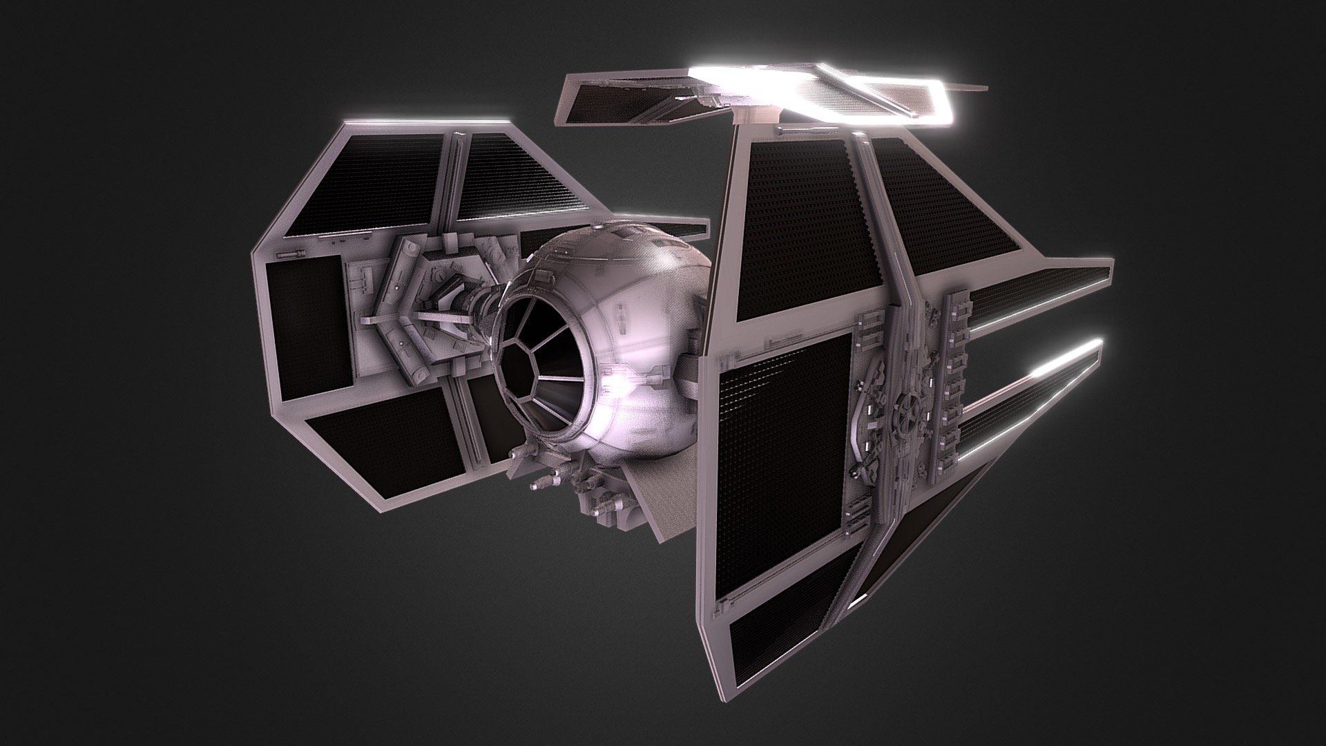 TIE Oppressor - Download Free 3D model by gavinpgamer1 [b54c25a ...