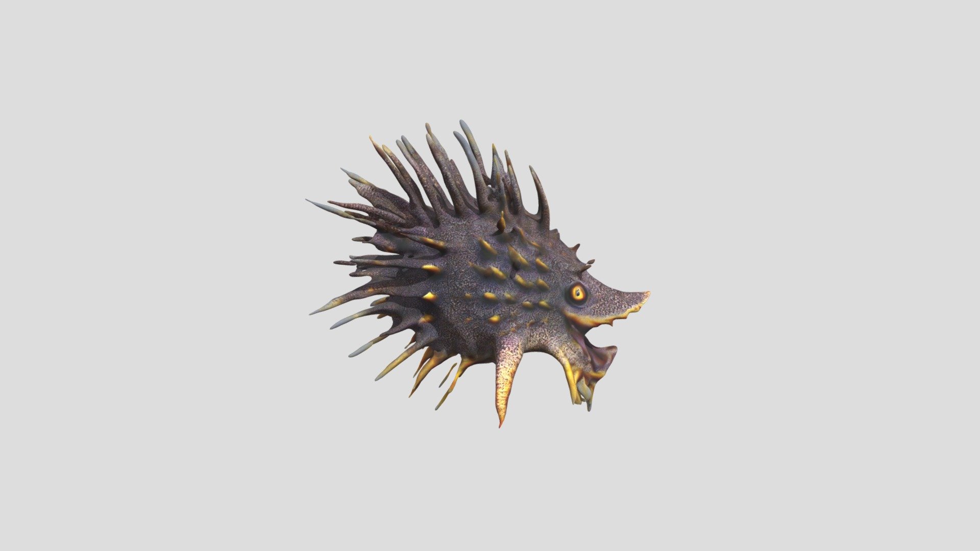 Spiky Fish Octobeast - Download Free 3D model by solblyat [b54c930 ...