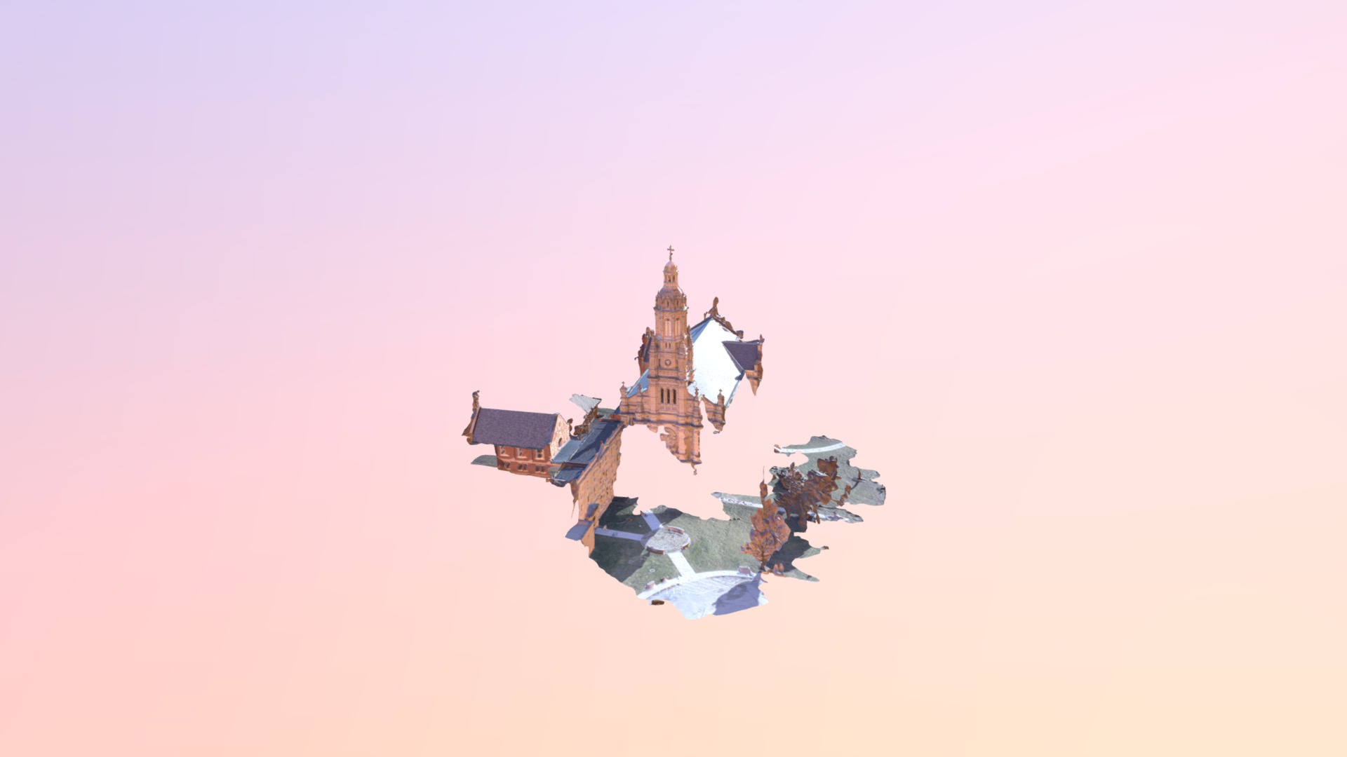 Sis Prov Church Steeple Mesh - 3D model by bpfaeh [b54d3c4] - Sketchfab