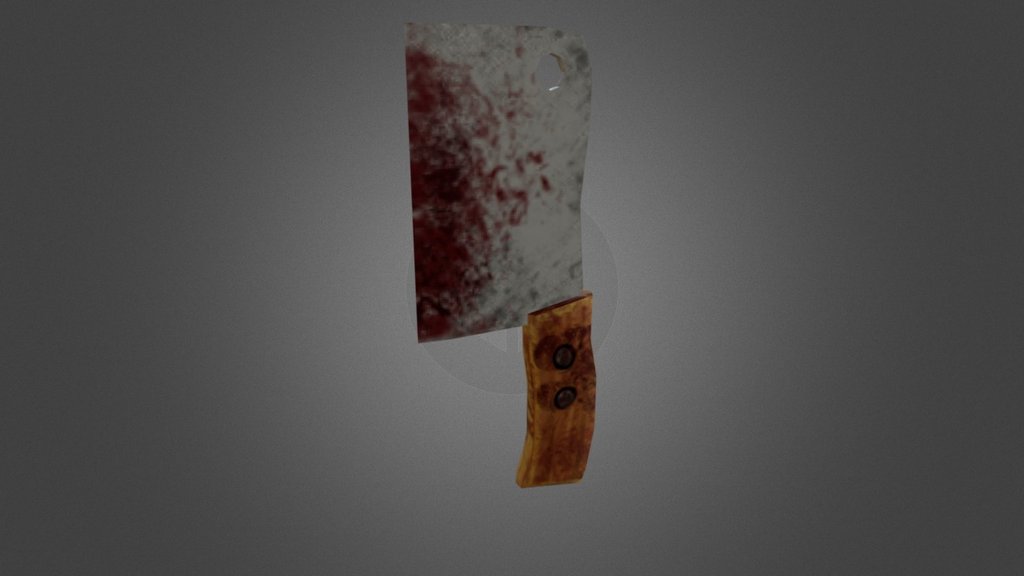Bloody cleaver - 3D model by demolitionterminator [b54f0d8] - Sketchfab