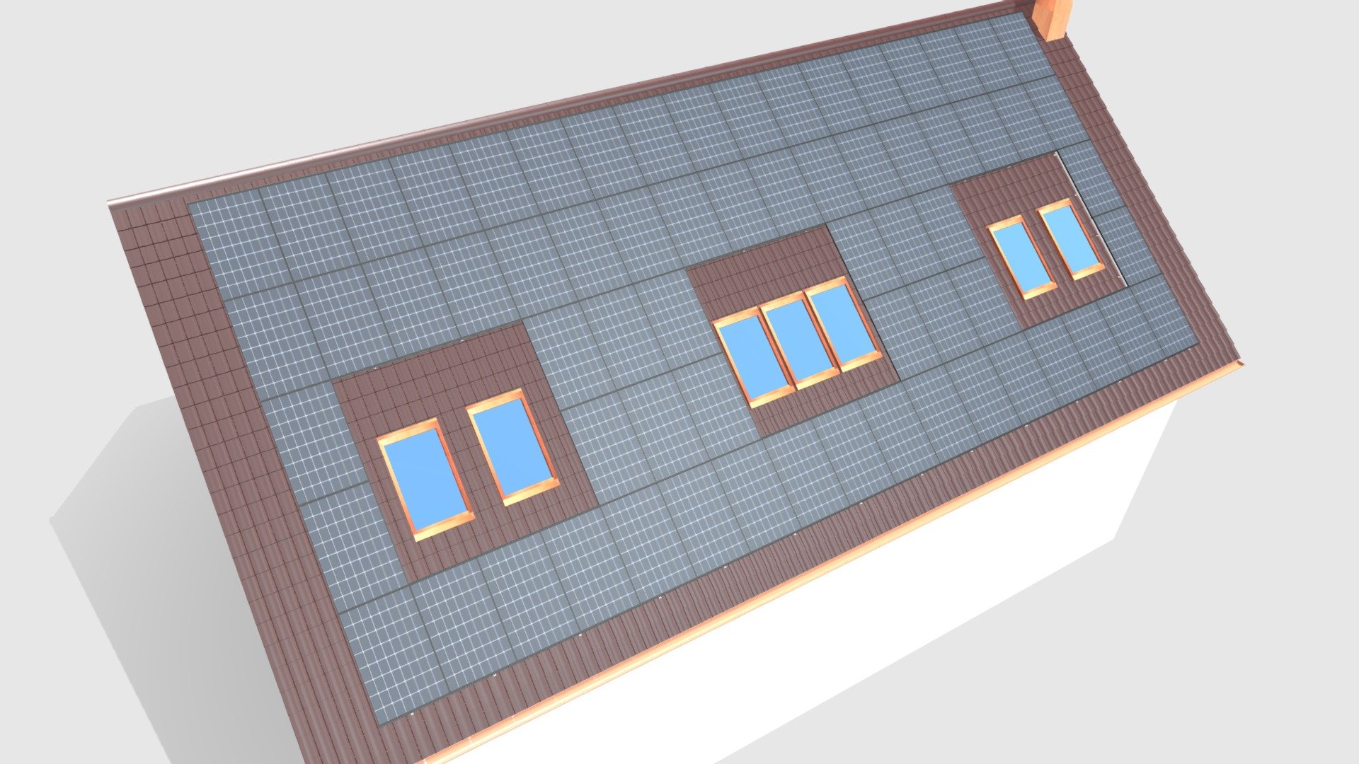 LG Solar Photovoltaic 23.785 kWp 67x355Wp - 3D model by 3dtikitaka [b54fa7c] - Sketchfab