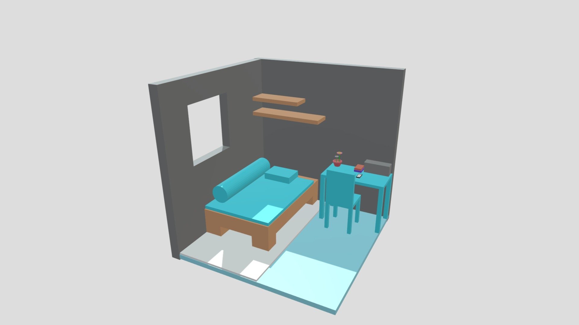 room - 3D model by evehelena [b550fd2] - Sketchfab
