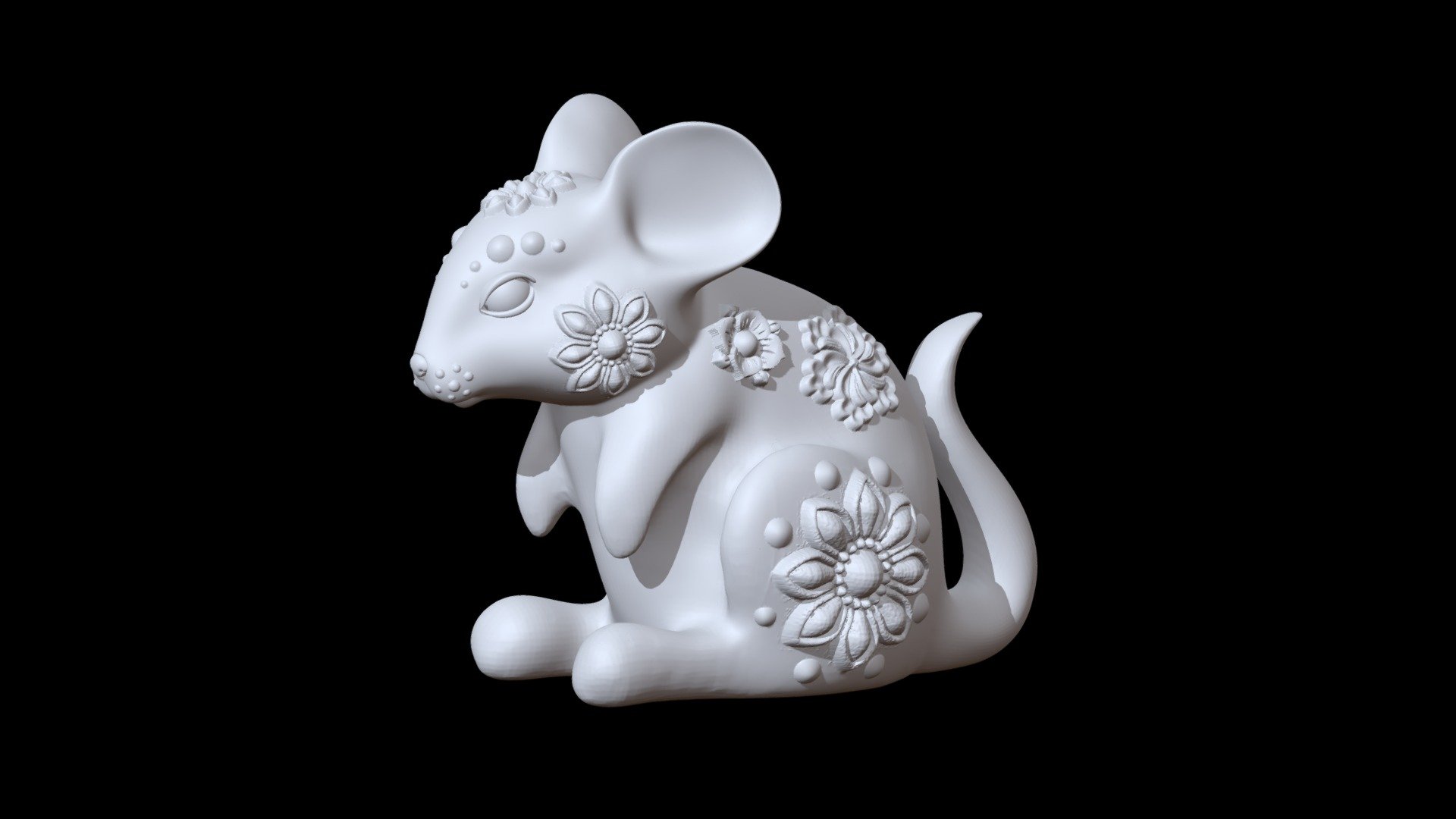 Mouse Statue - Buy Royalty Free 3D model by explorertit36@gmail.com ...
