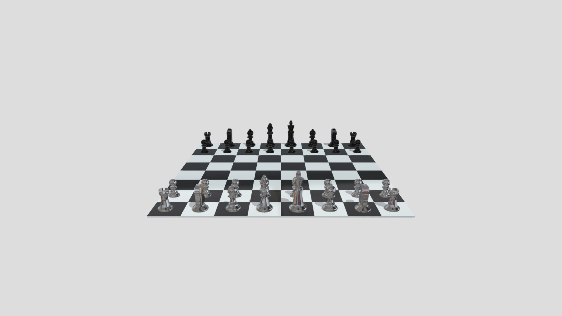 Chess Set (Metallic/Glass) - Download Free 3D model by cody977 (@cody ...