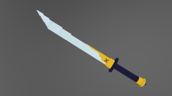 Katana from runescape to minecraft - 3D model by Henry9135 [b55572b ...