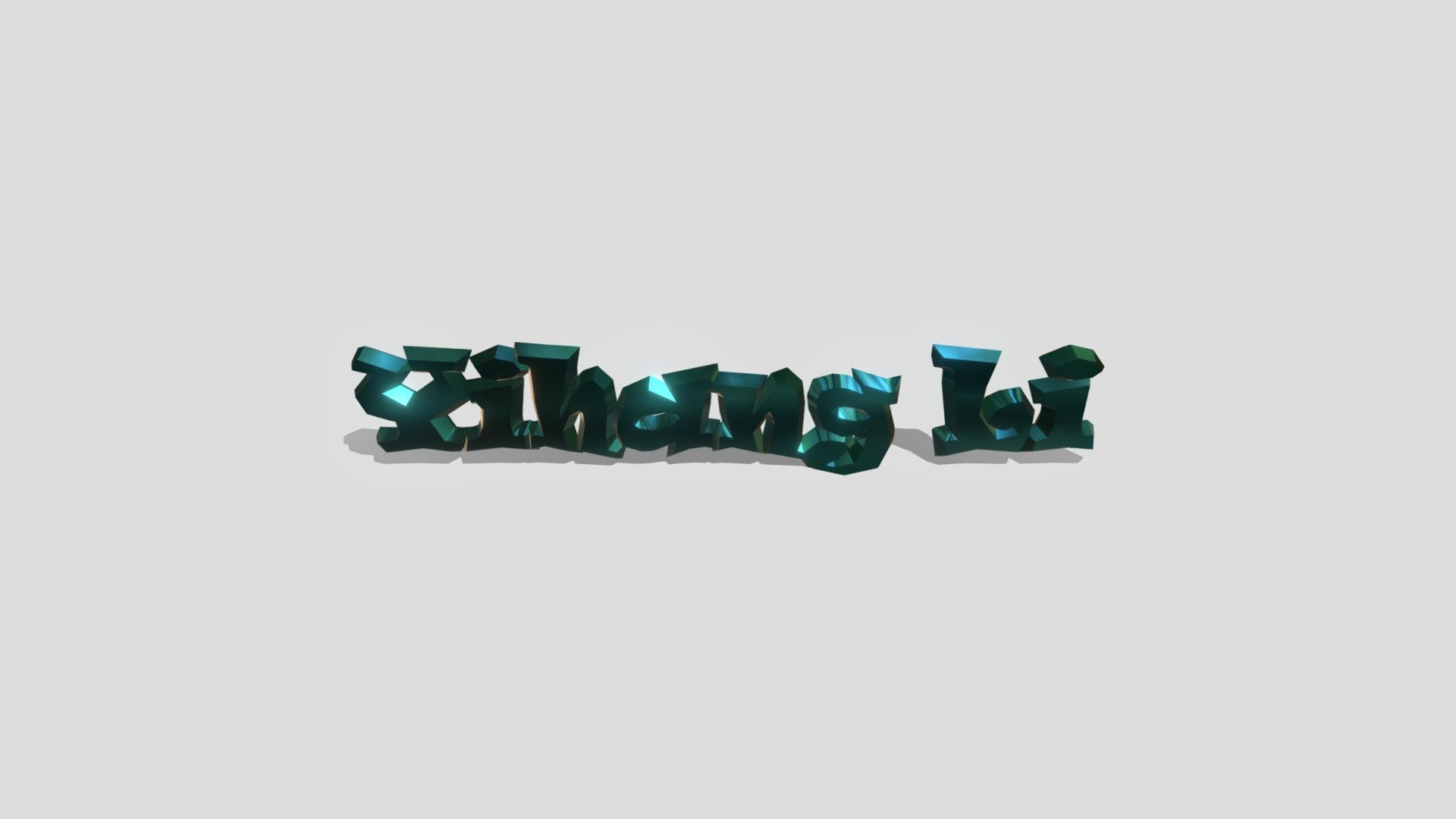 Signature - Download Free 3D model by YihangLi [b557286] - Sketchfab