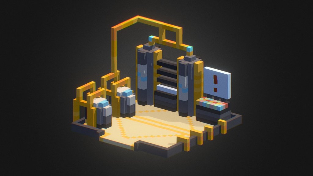 Engine Room - 3D model by FRΔNCO (@francoface) [b557979] - Sketchfab