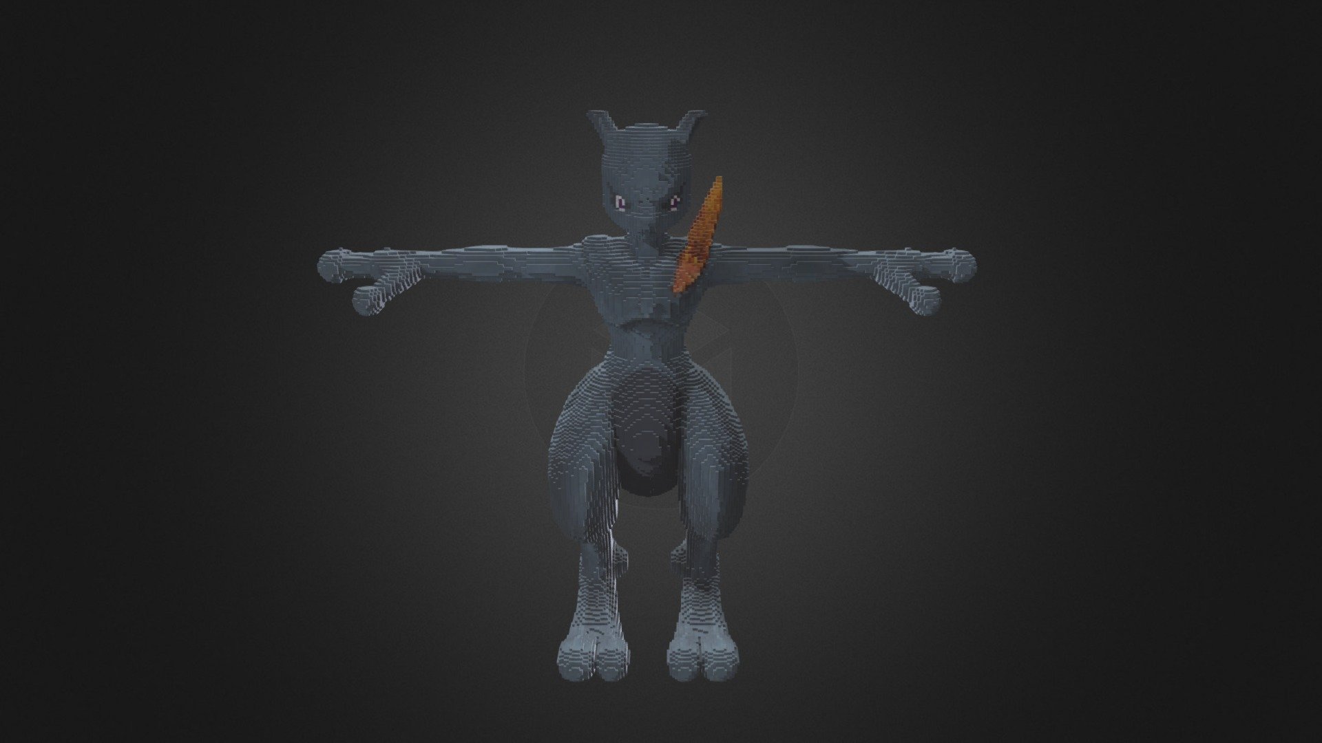 Shadow Mewtwo - Mewtwo Sombre : Sold - 3D model by Toryar (@Idralwel ...