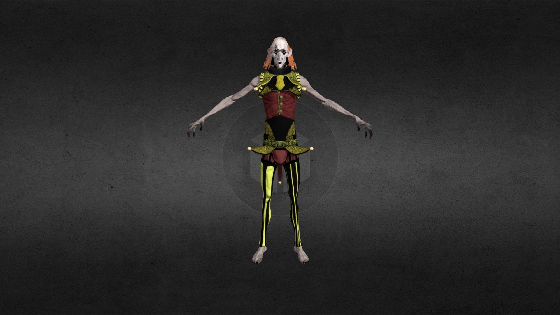 Jester in T-Pose - 3D model by FranGonzalez [b557eb6] - Sketchfab