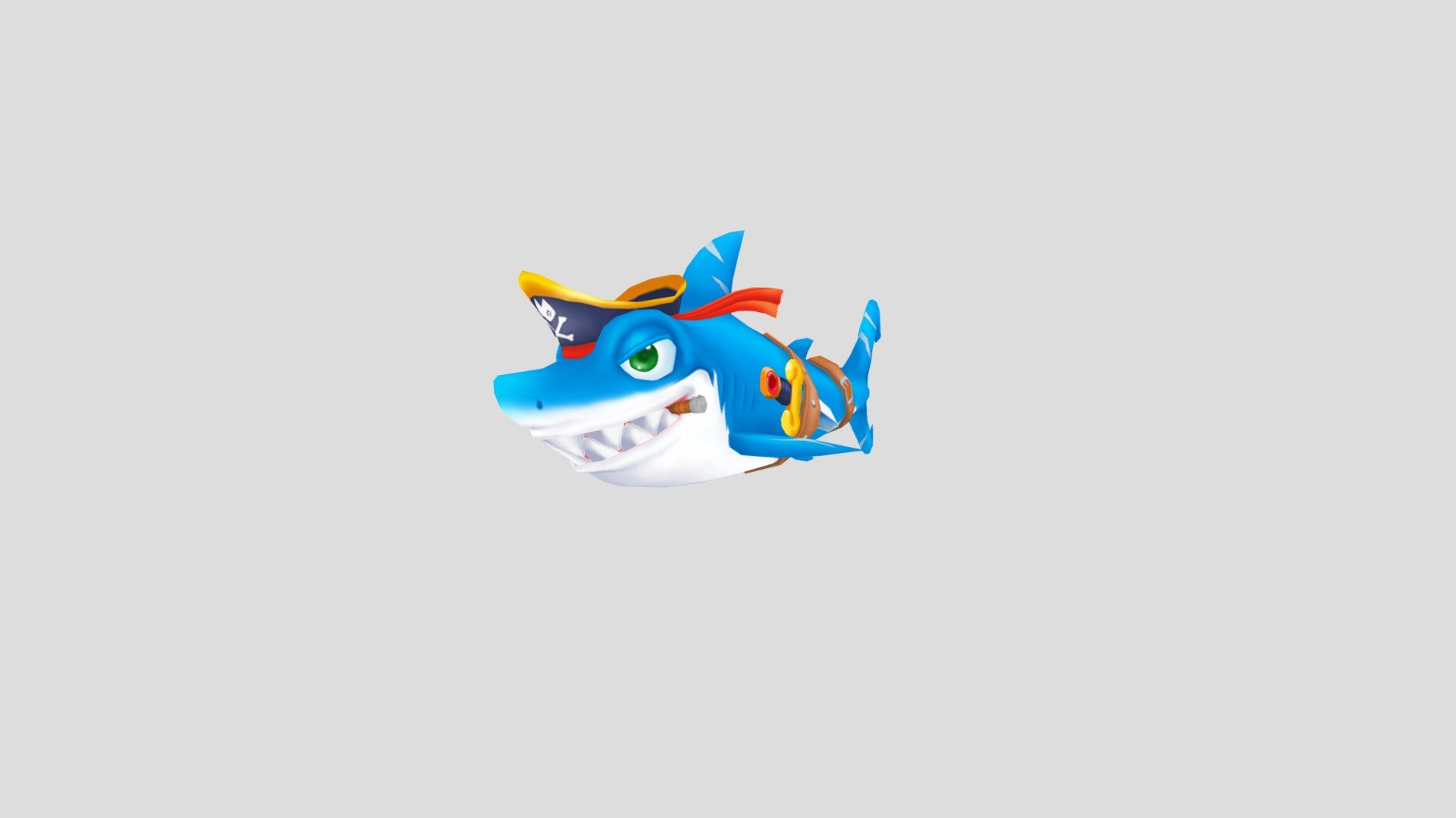 Shark_Boss - 3D model by 9527 (@a724051802) [b55957c] - Sketchfab