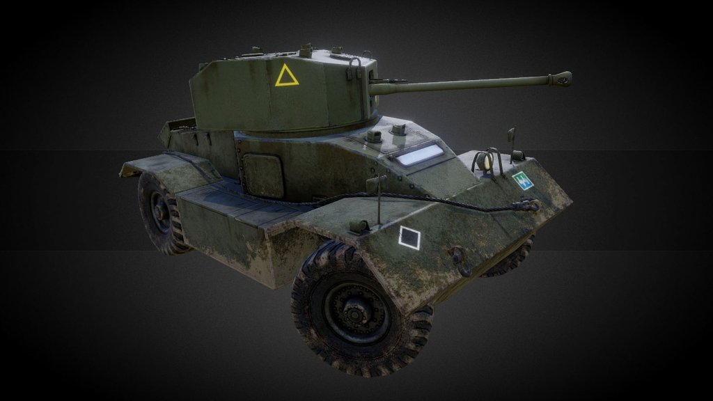 (ANIM) COH2: The British Forces - AEC Patrolling - 3D model by Company ...