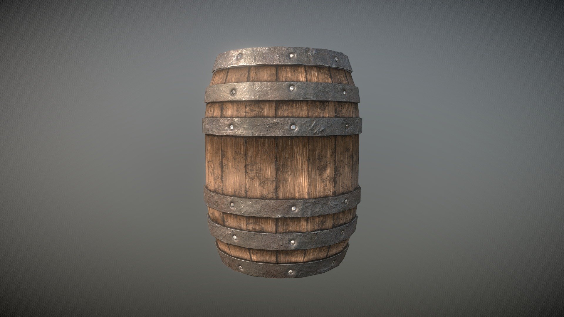 Medieval Wood Barrel - Download Free 3D model by christopher_laino ...