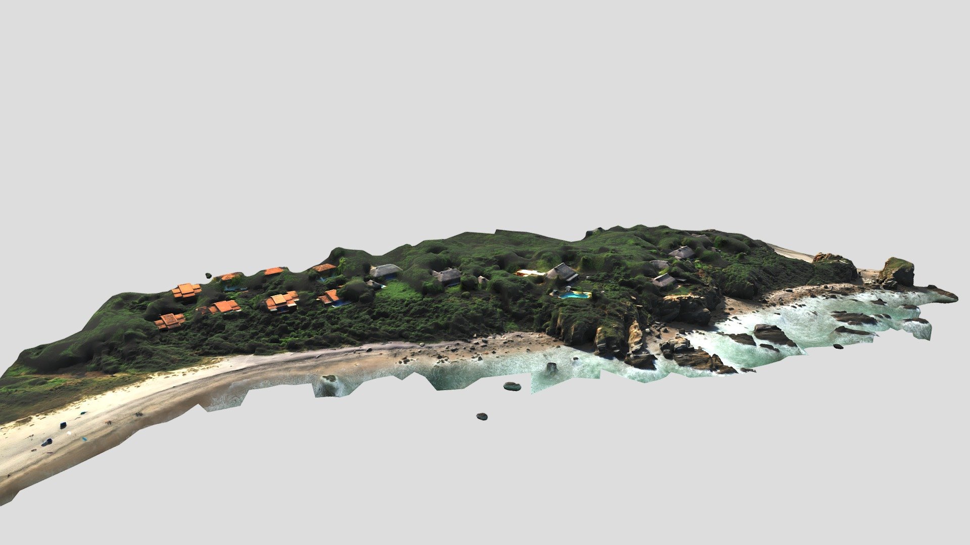 La Punta de Zicatela - 3D model by Ingenieria_geologica [b55a29c ...