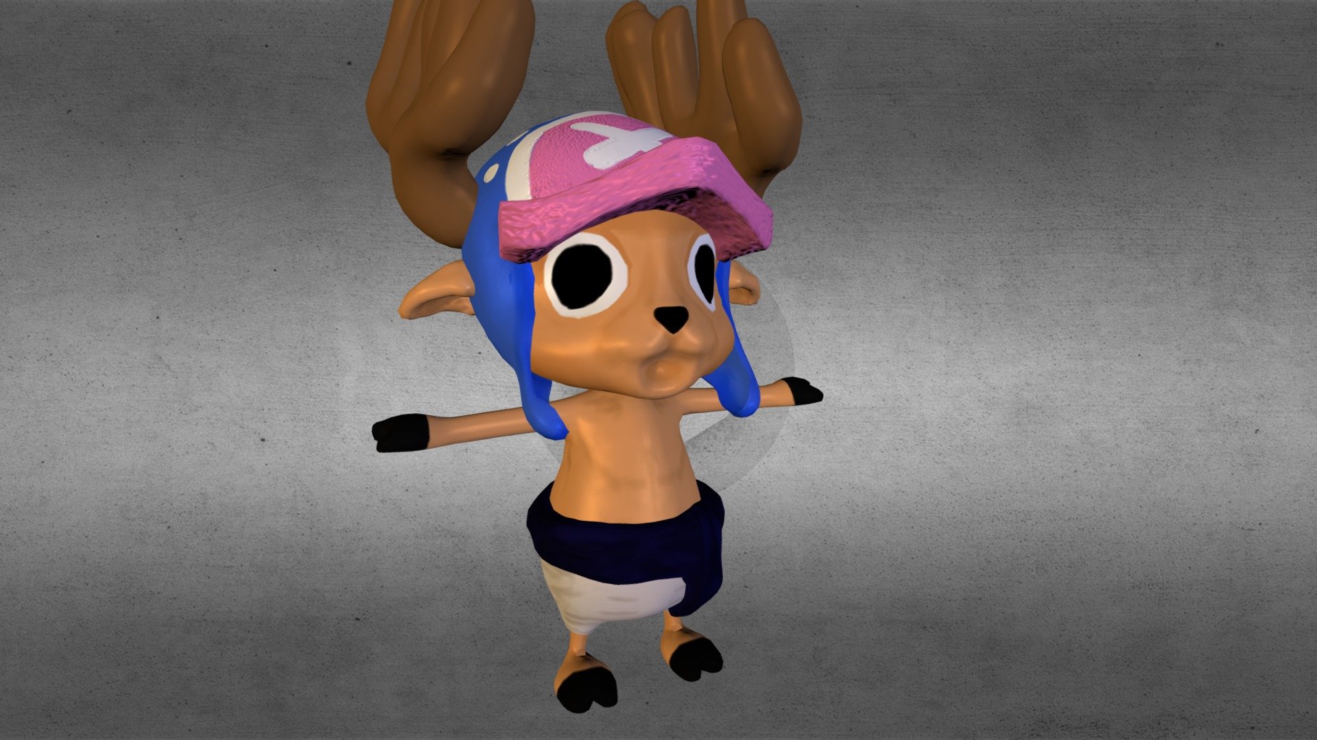 Tonytony Chopper - 3D model by Hong-JiaChen [b55e637] - Sketchfab