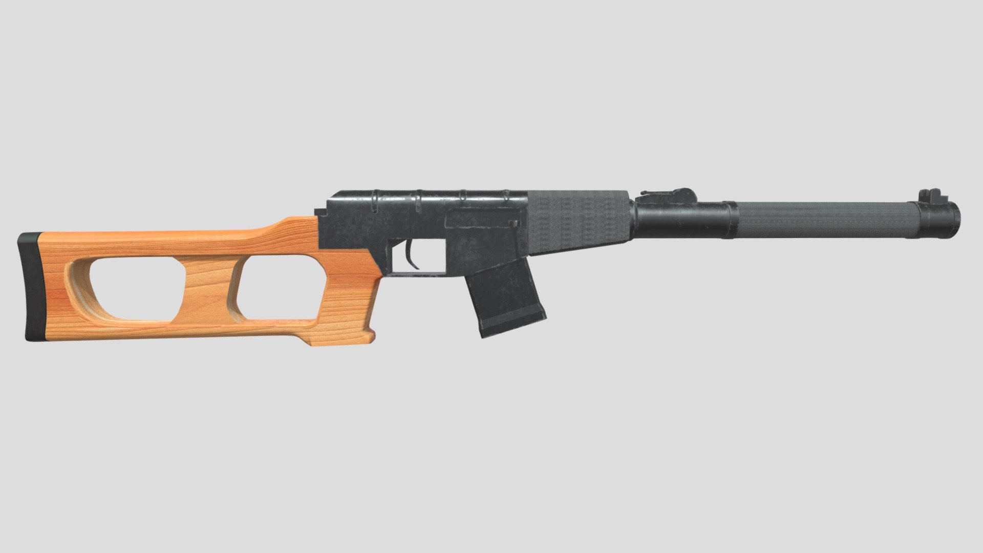 VSS Vintorez Rifle - 3D model by benj_handley [b55f19f] - Sketchfab
