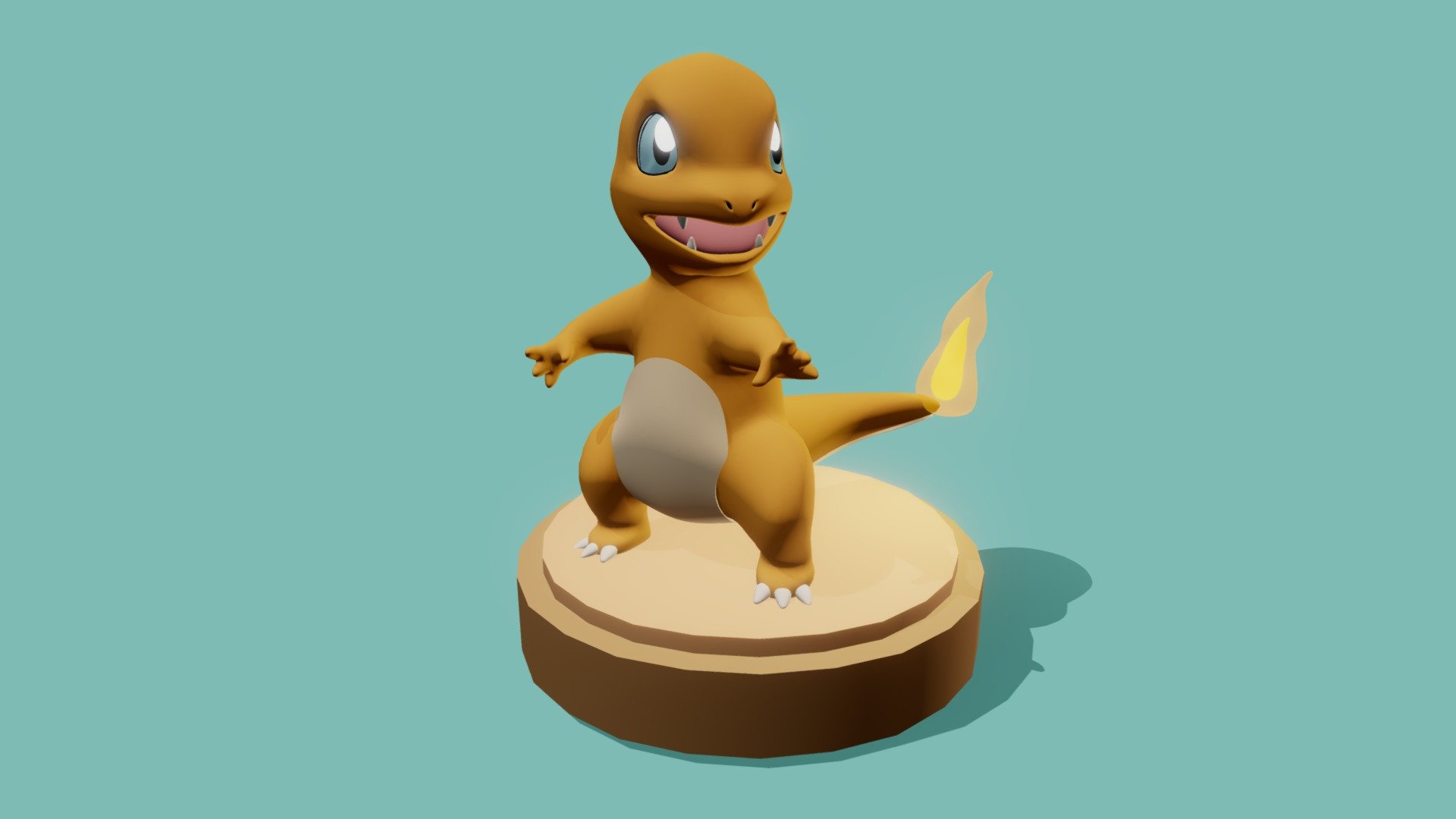 Charmander 3D Model 2024 - Download Free 3D model by spritemare ...