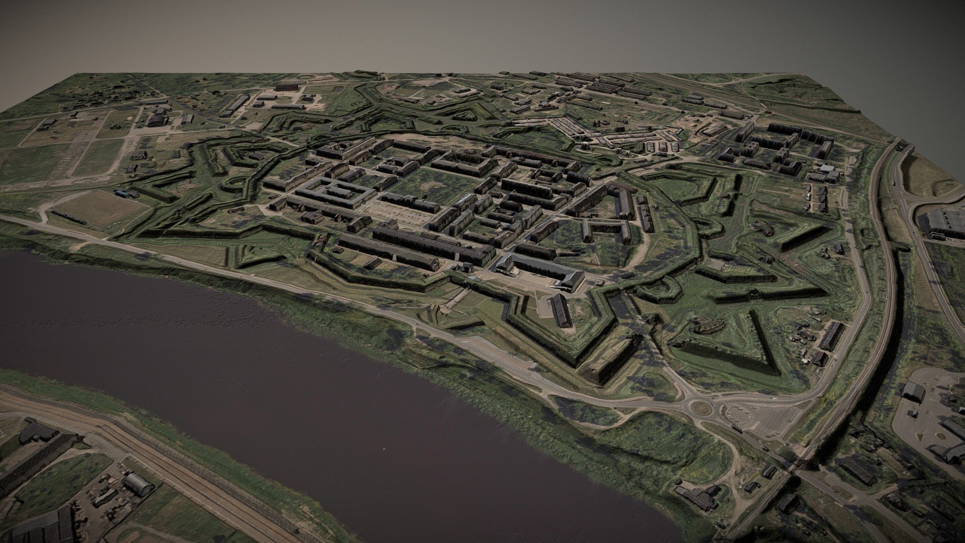 Daugavpils cietoksnis - Download Free 3D model by Hillforts and ancient ...