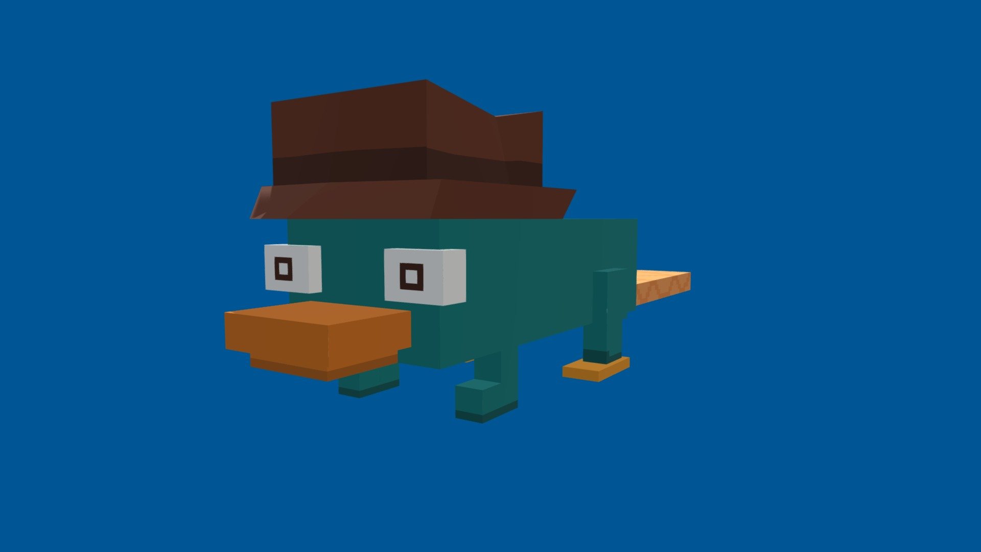 Perry the platypus - 3D model by kona_can___ [b5610ee] - Sketchfab