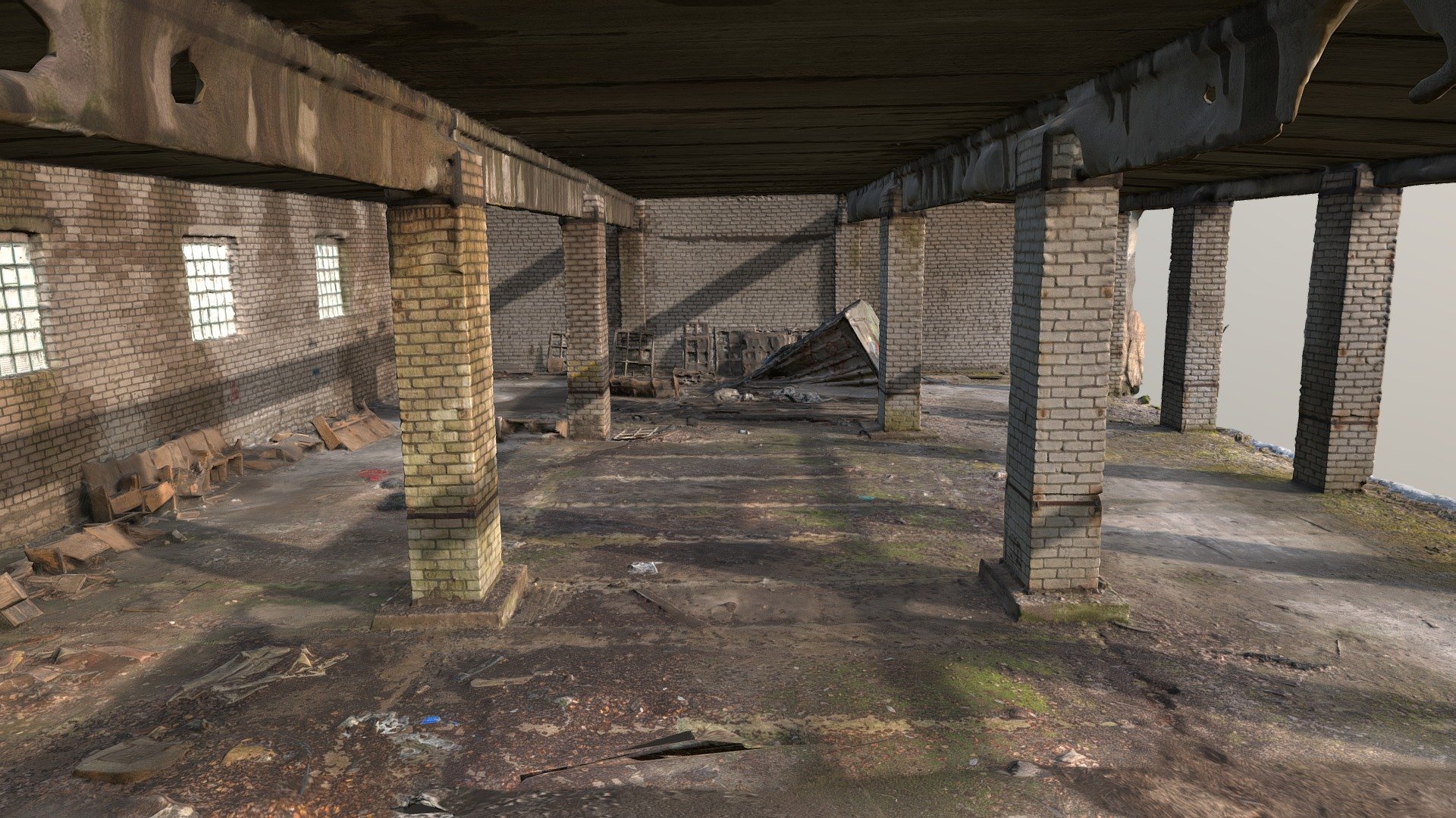 Abandoned Soviet Storage Facility - Buy Royalty Free 3D model by ...