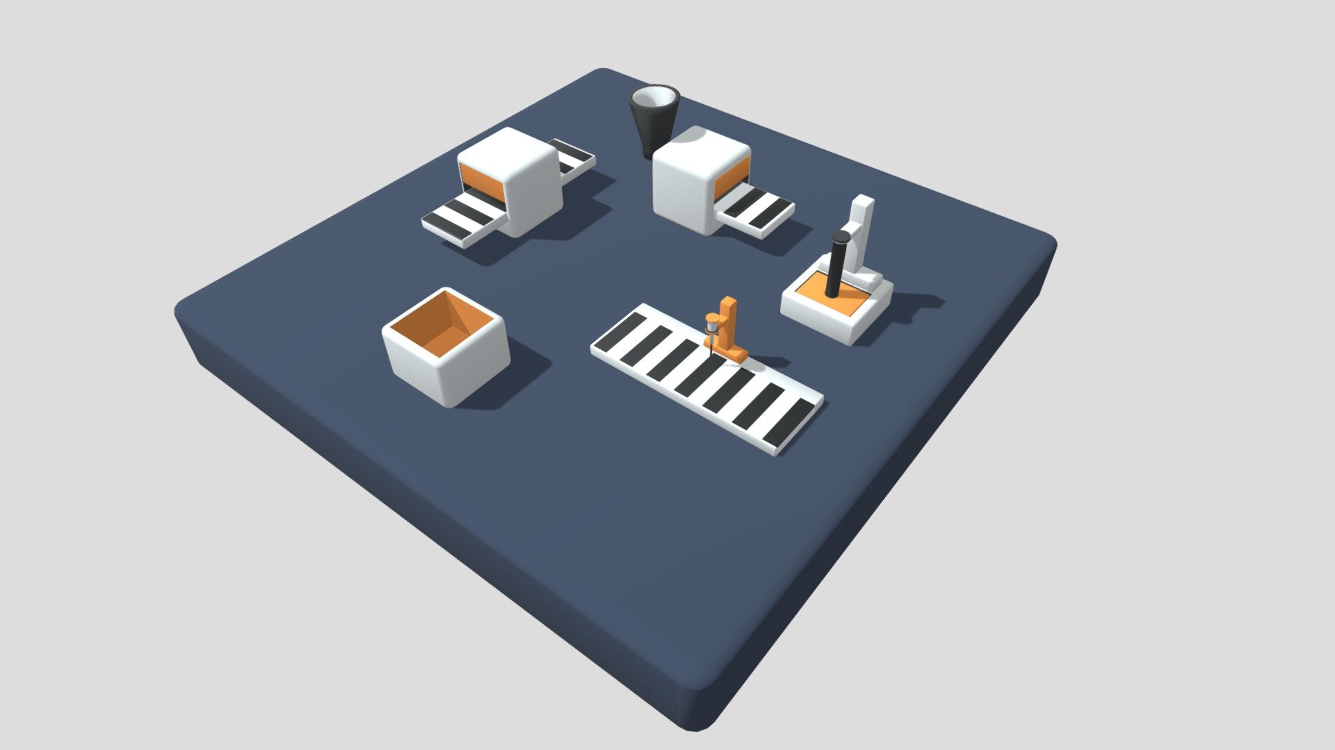 Low Poly Mobile Game Machines - Download Free 3D model by xvirei ...