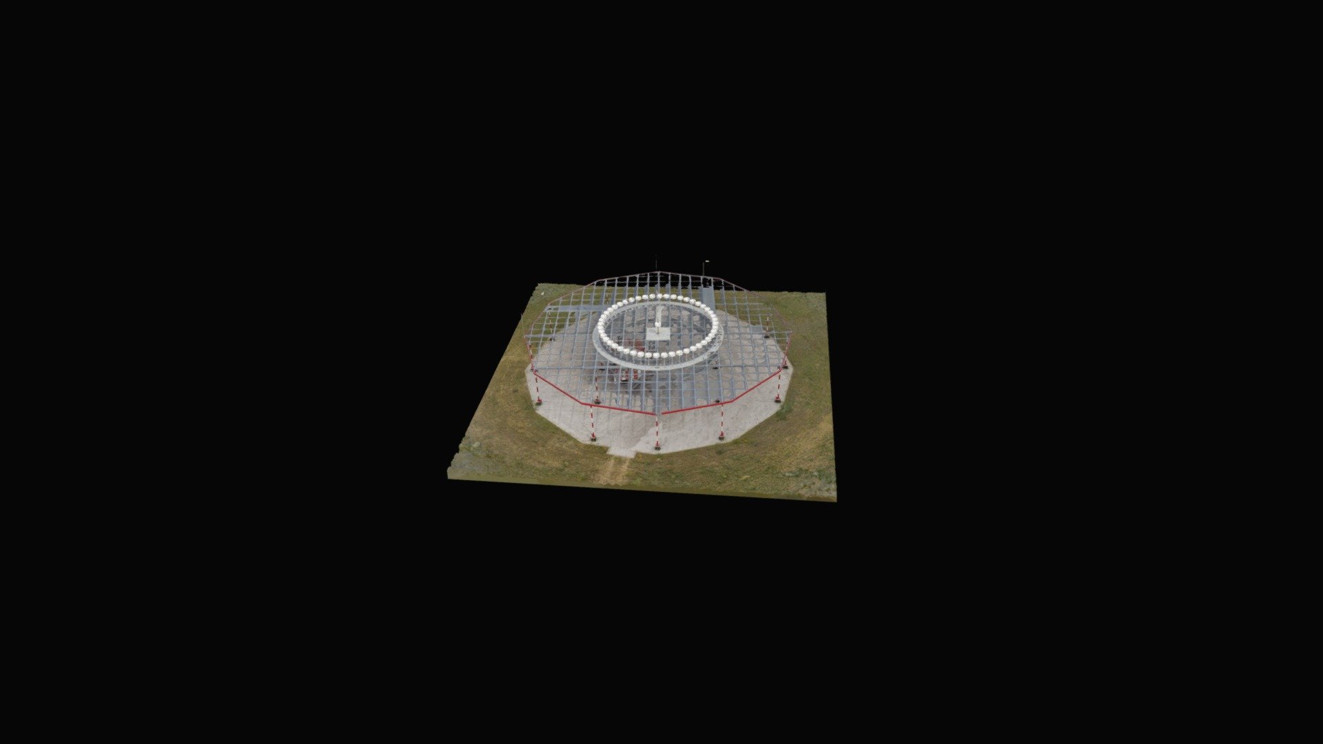 DVOR DME POZNAŃ - 3D model by KameraDron [b565996] - Sketchfab