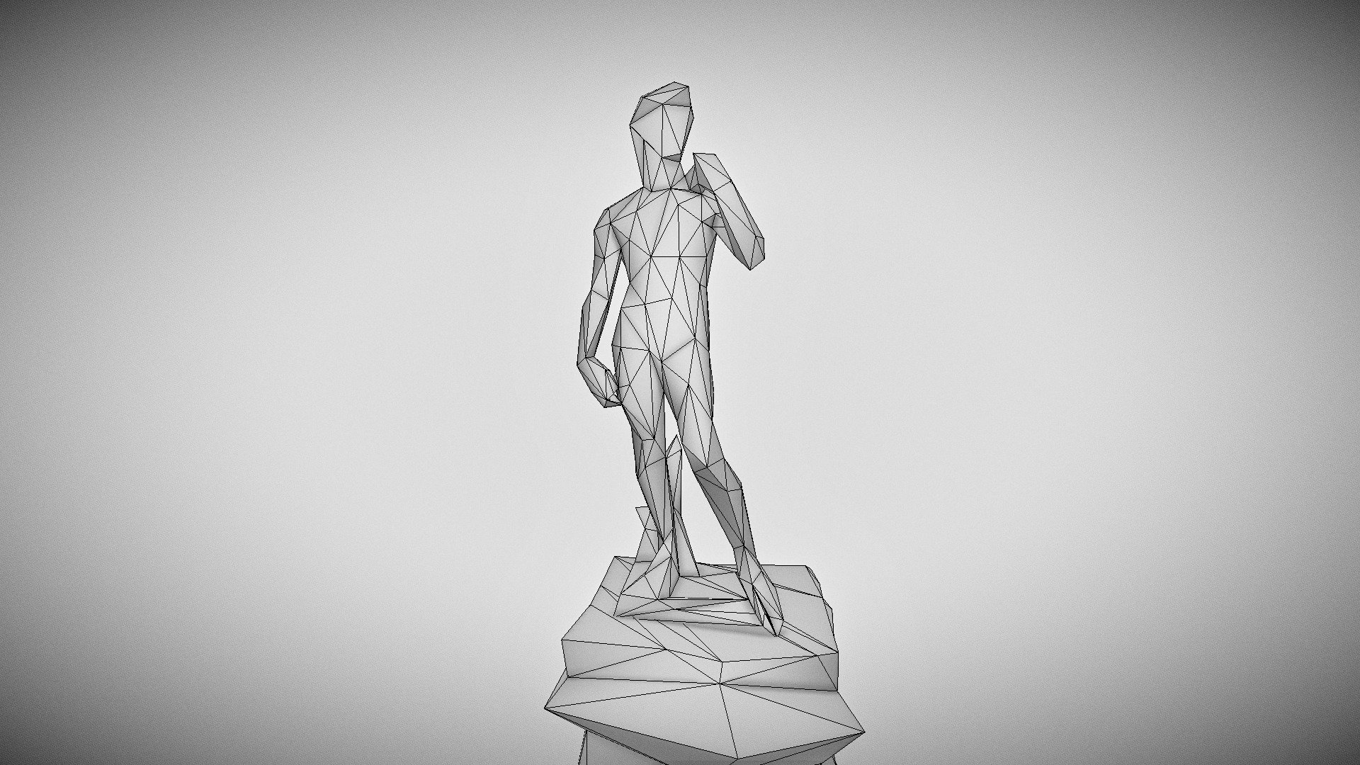 David Low Poly - 3D model by Beeld 3D (@beeld3d) [b565a60] - Sketchfab