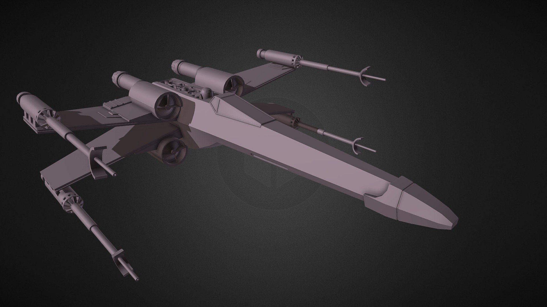 X-Wing - Download Free 3D model by loift69 [b5686dd] - Sketchfab