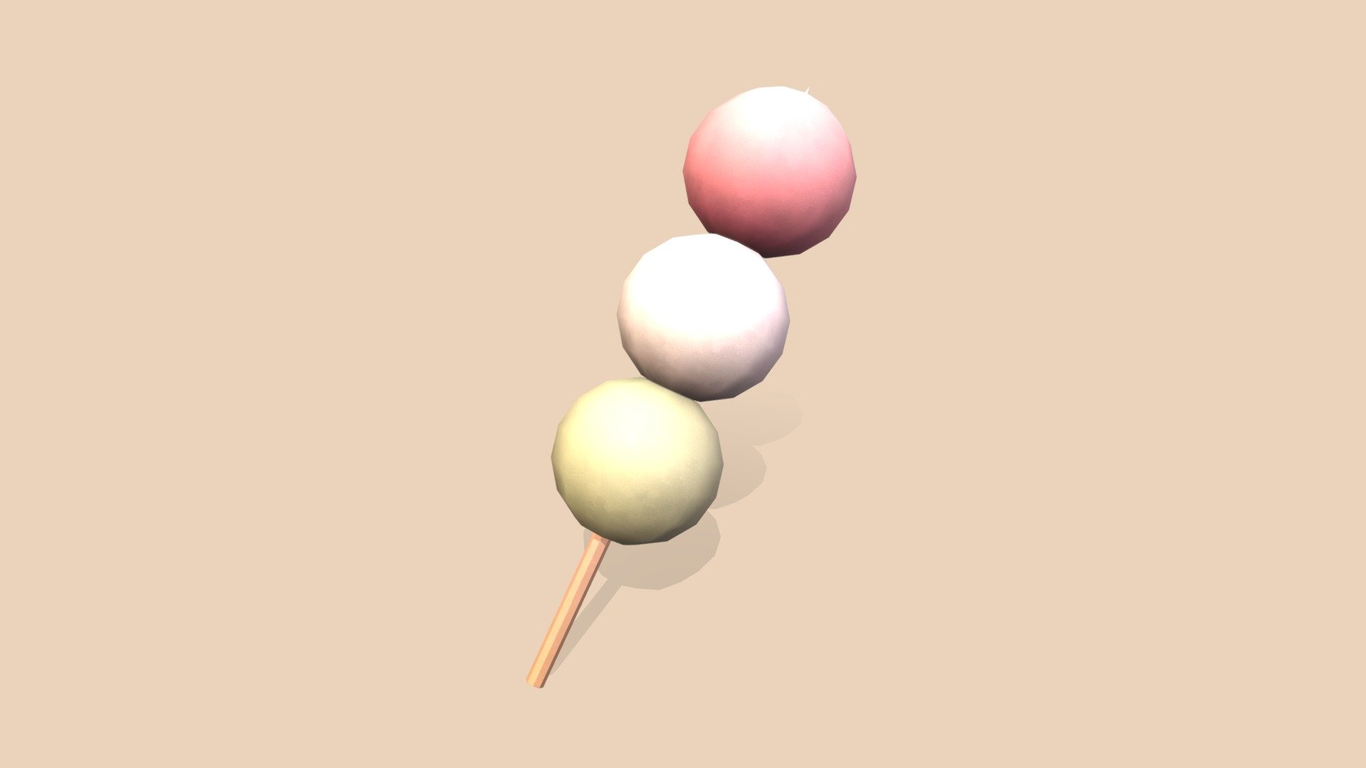 Hanami Dango V.2 - Download Free 3D model by Citrus (@citrusfriendd ...