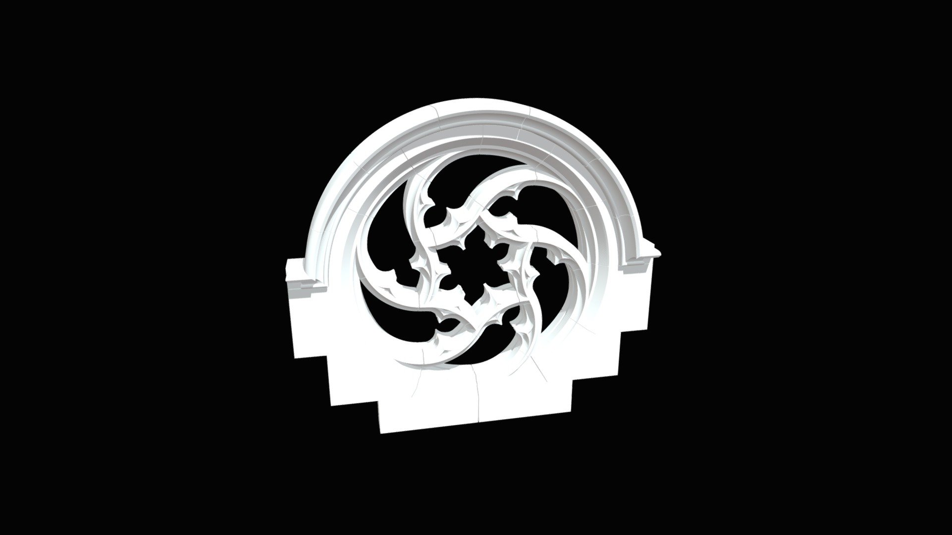 Rose Window South Gable - 3D model by Lapis Design (@LapisDesign ...